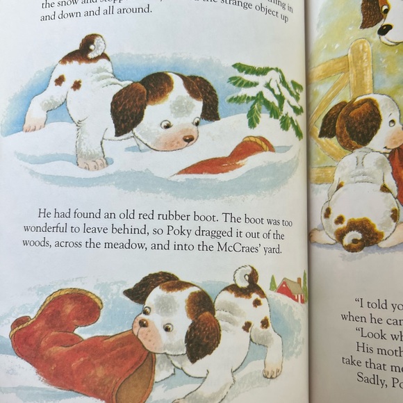 little golden book | Other | Vintage Poky Little Puppys First Christmas ...